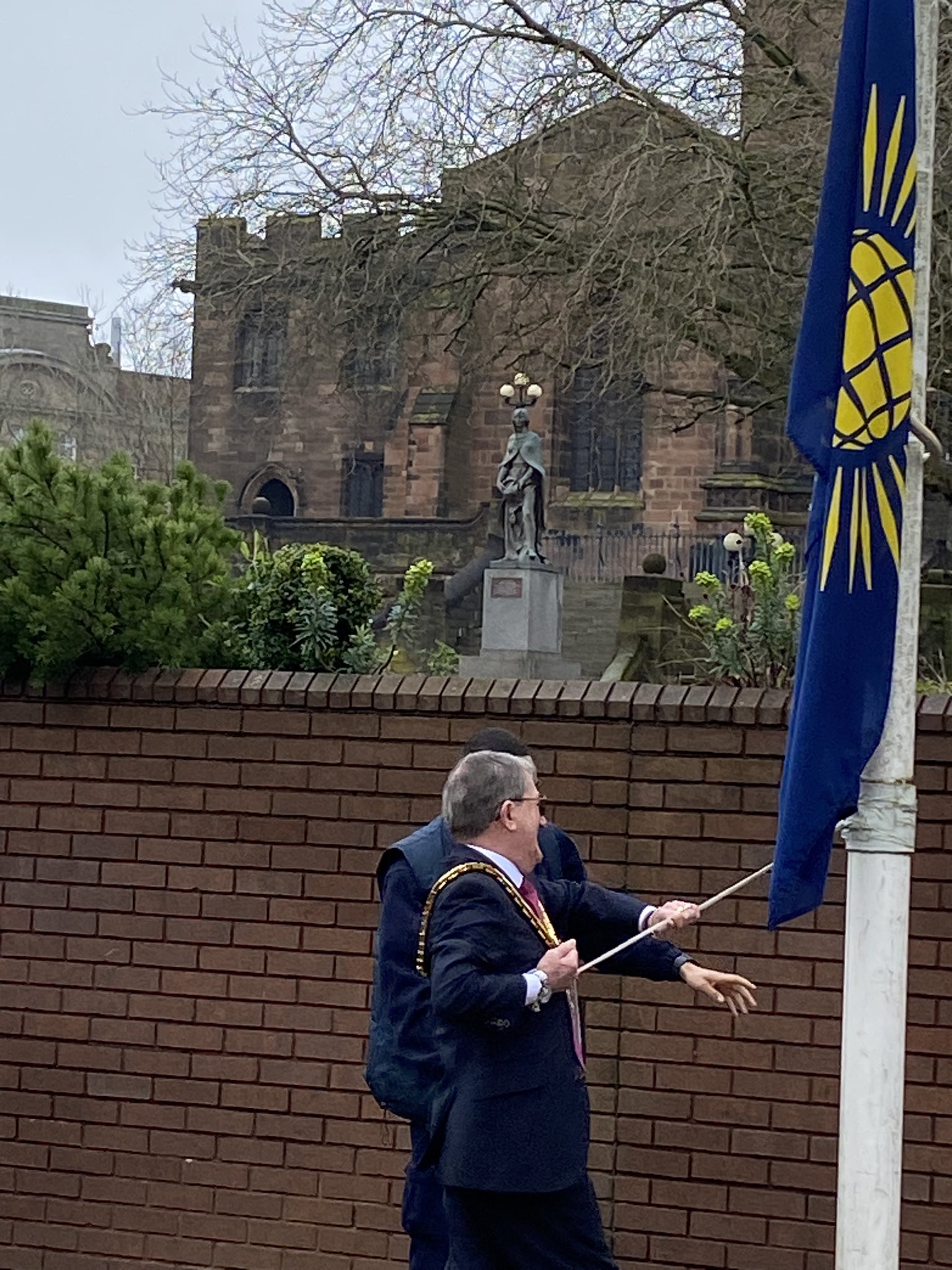 Raising the Commonwealth Flag in Wolverhampton | Phil Bateman Online